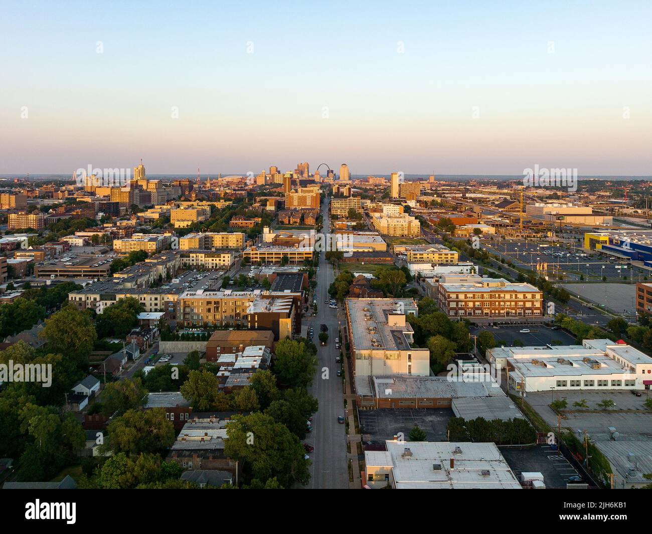 View of downtown St. Louis Stock Photo - Alamy