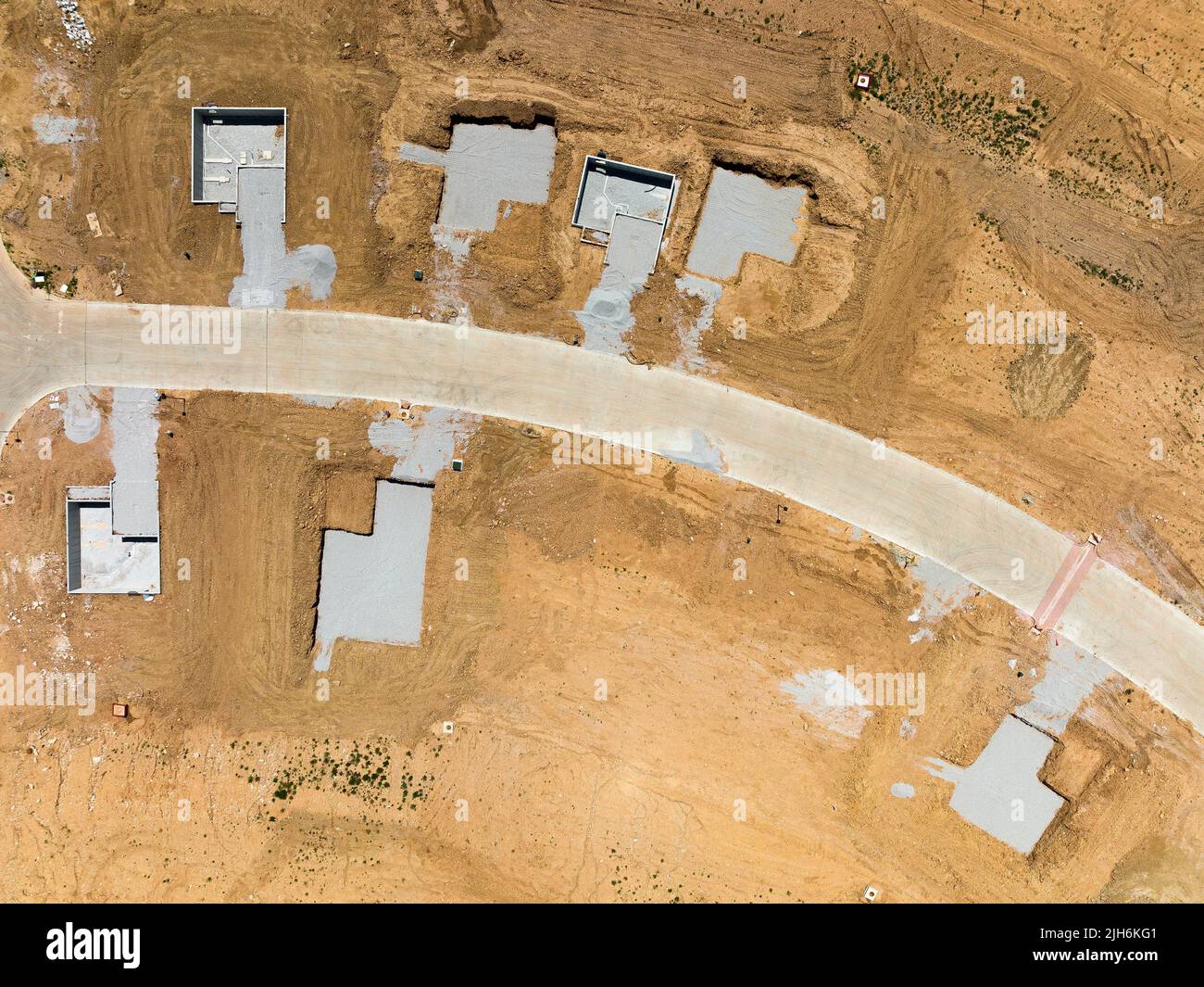 Housing subdivision under construction Stock Photo - Alamy