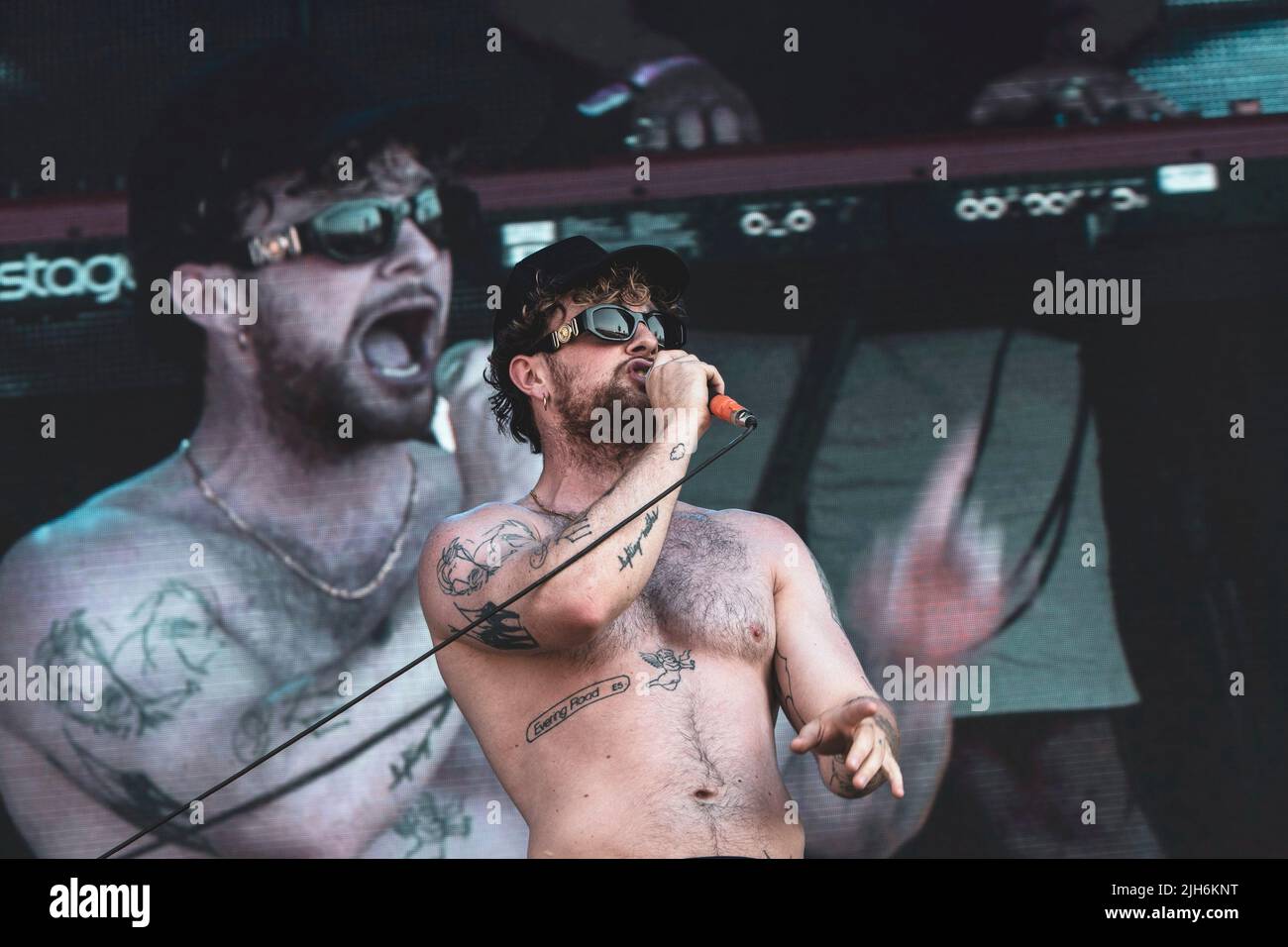 Tom Grennan performs at MadCool Festival in Madrid Stock Photo - Alamy