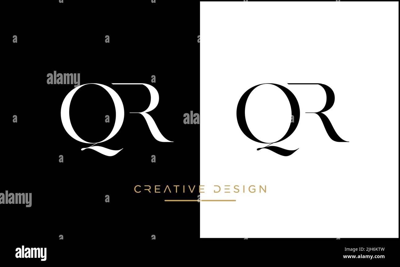 QR, RQ, R or Q Alphabet Letters Logo Icon Monogram Stock Vector Image & Art - Alamy