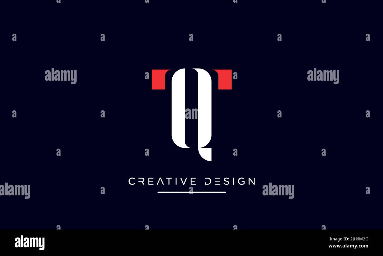 QT, TQ, T or Q Alphabet Letters Abstract Icon Logo Stock Vector Image & Art - Alamy