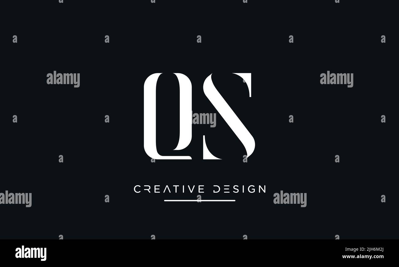 Alphabet letter icon logo QS or SQ Stock Vector Image & Art - Alamy