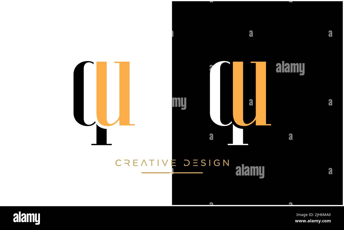 Alphabet letter icon logo QU or UQ Stock Vector Image & Art - Alamy