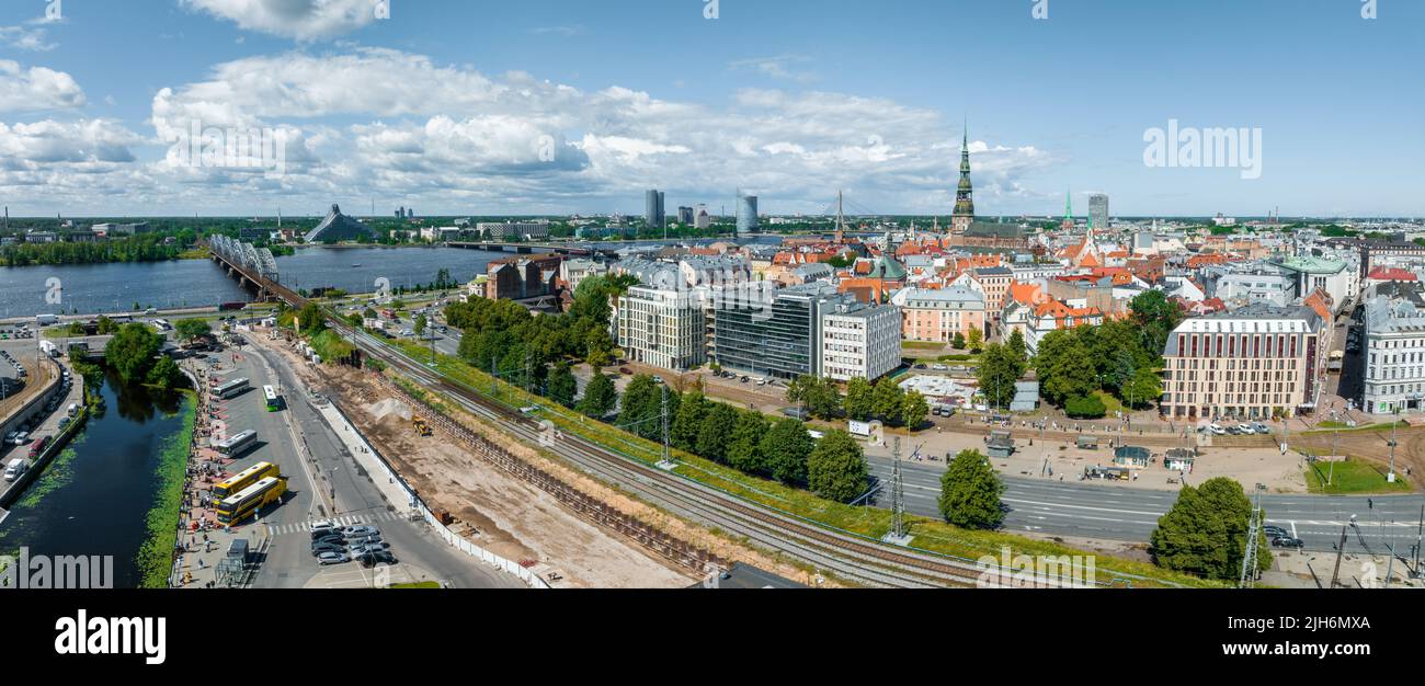 Riga center hi-res stock photography and images - Alamy