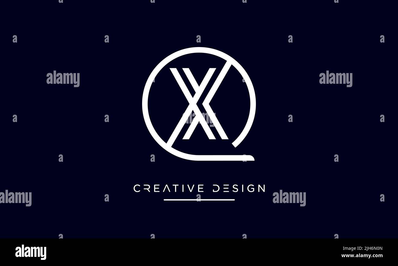 QX or XQ Alphabet Letters Icon Logo Vector Stock Vector Image & Art - Alamy