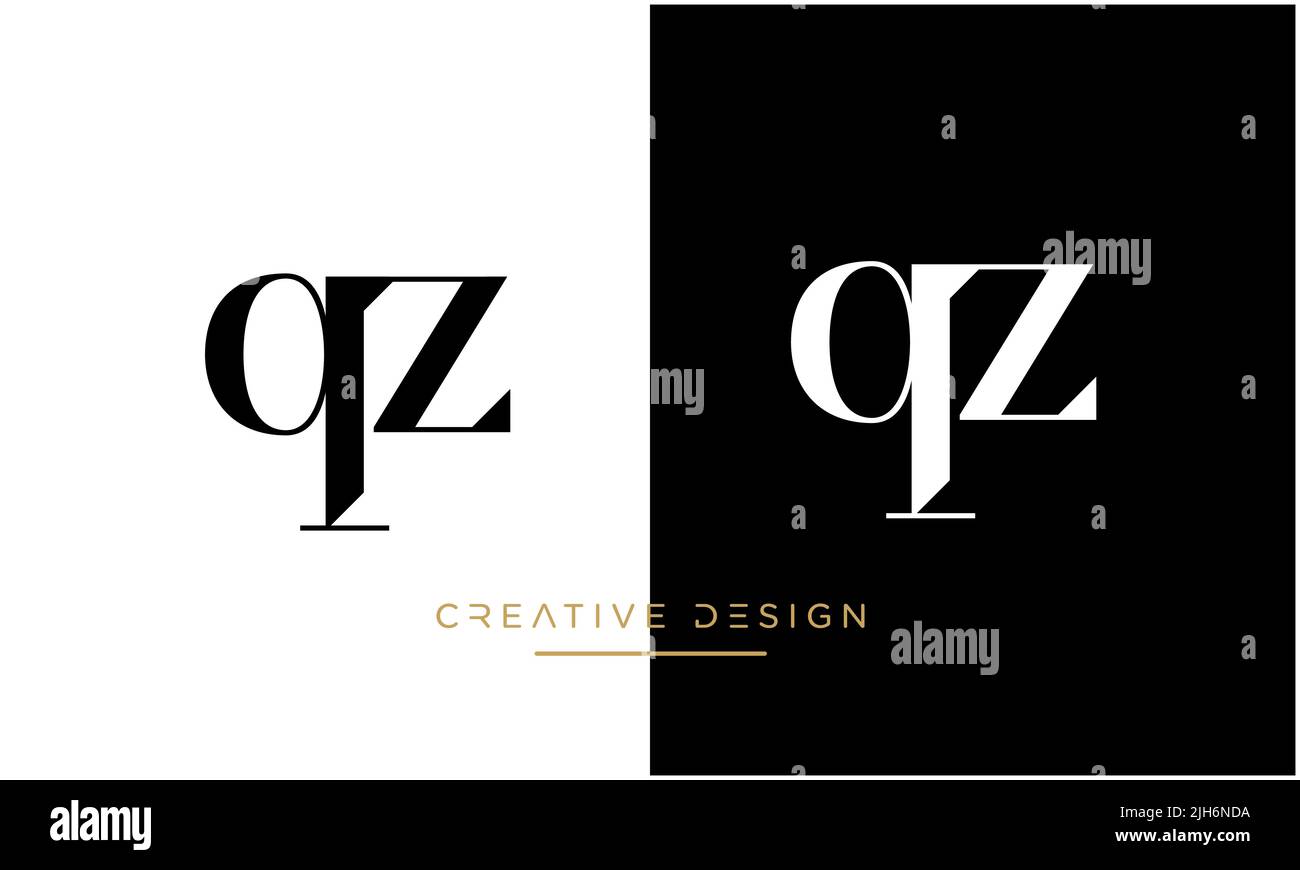 Qz minimal logo Cut Out Stock Images & Pictures - Alamy