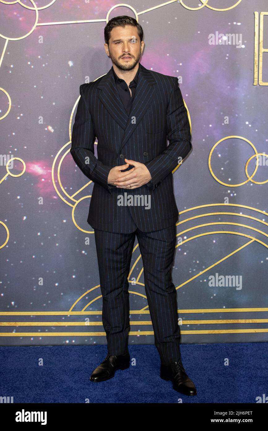 Cast and guests attend the UK Gala Screening of Eternals at BFI IMAX ...