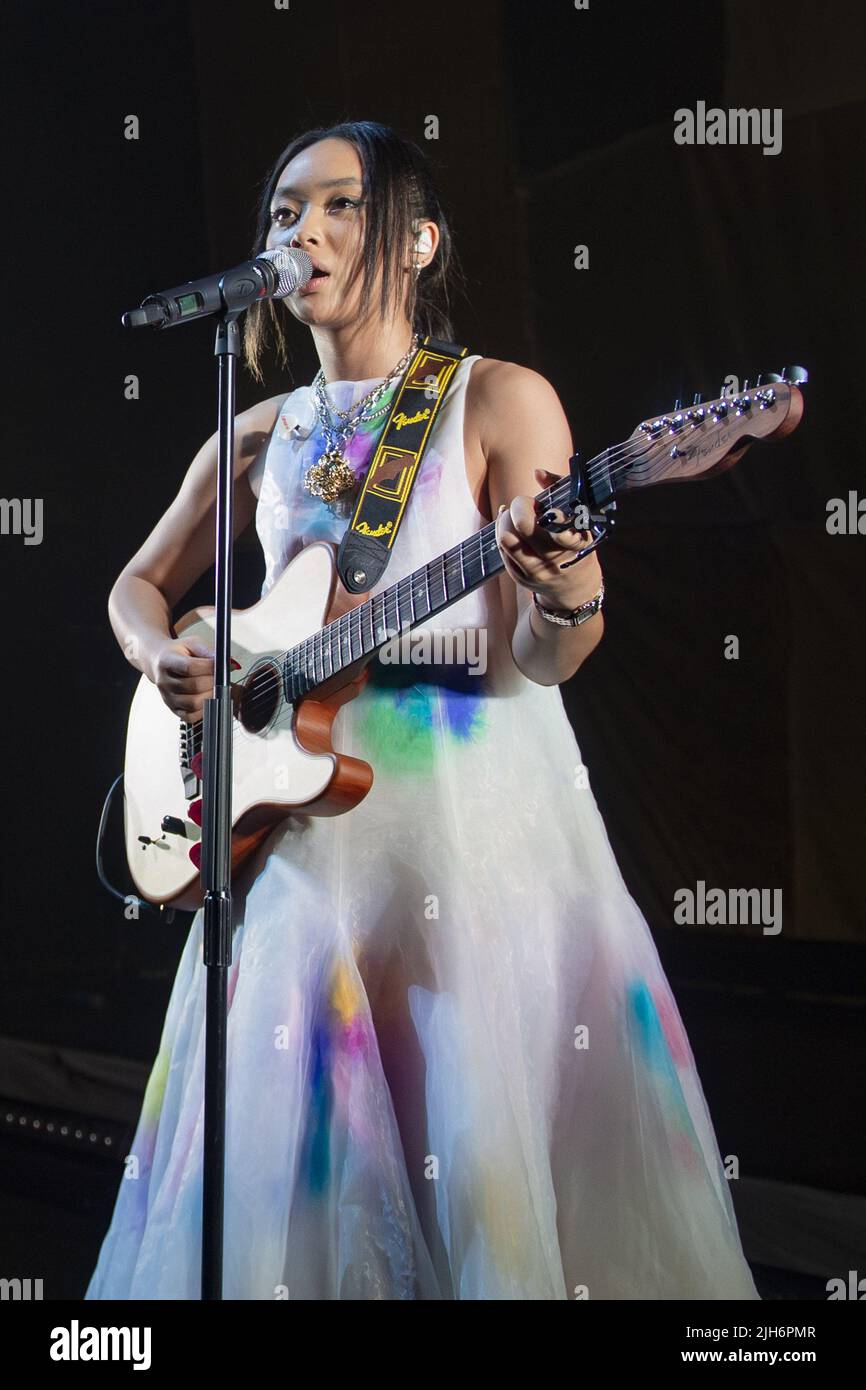 Griff aka Sarah Faith Griffiths performs on stage at Shepherds Bush ...