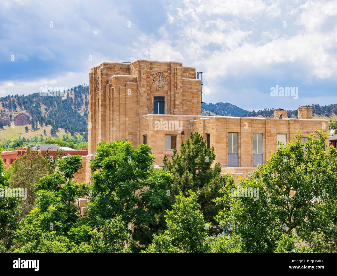 Exterior view of the Boulder County Historic Court House at Colorado ...
