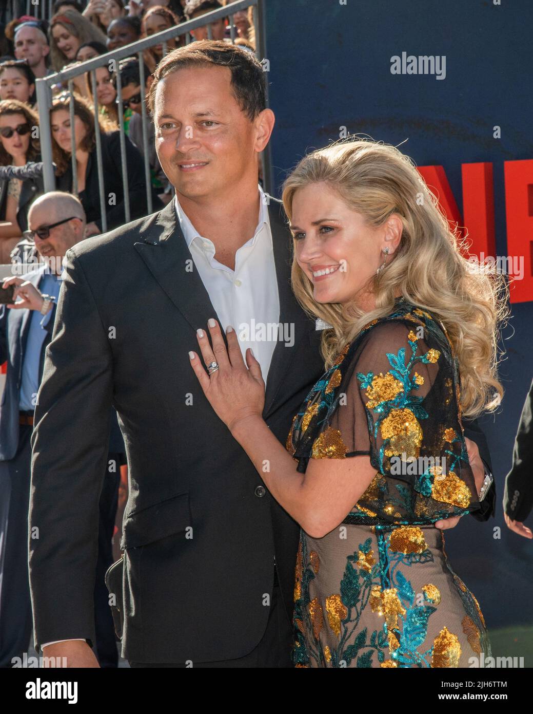 13 July 2022 - Los Angeles, California - Mark Greaney and wife Allison ...