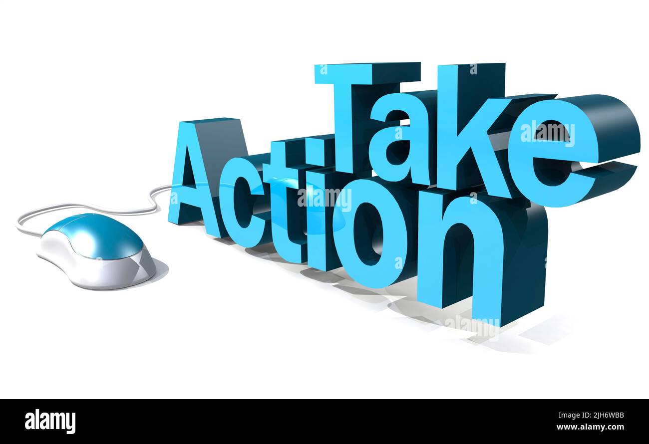 Take action word hi-res stock photography and images - Alamy