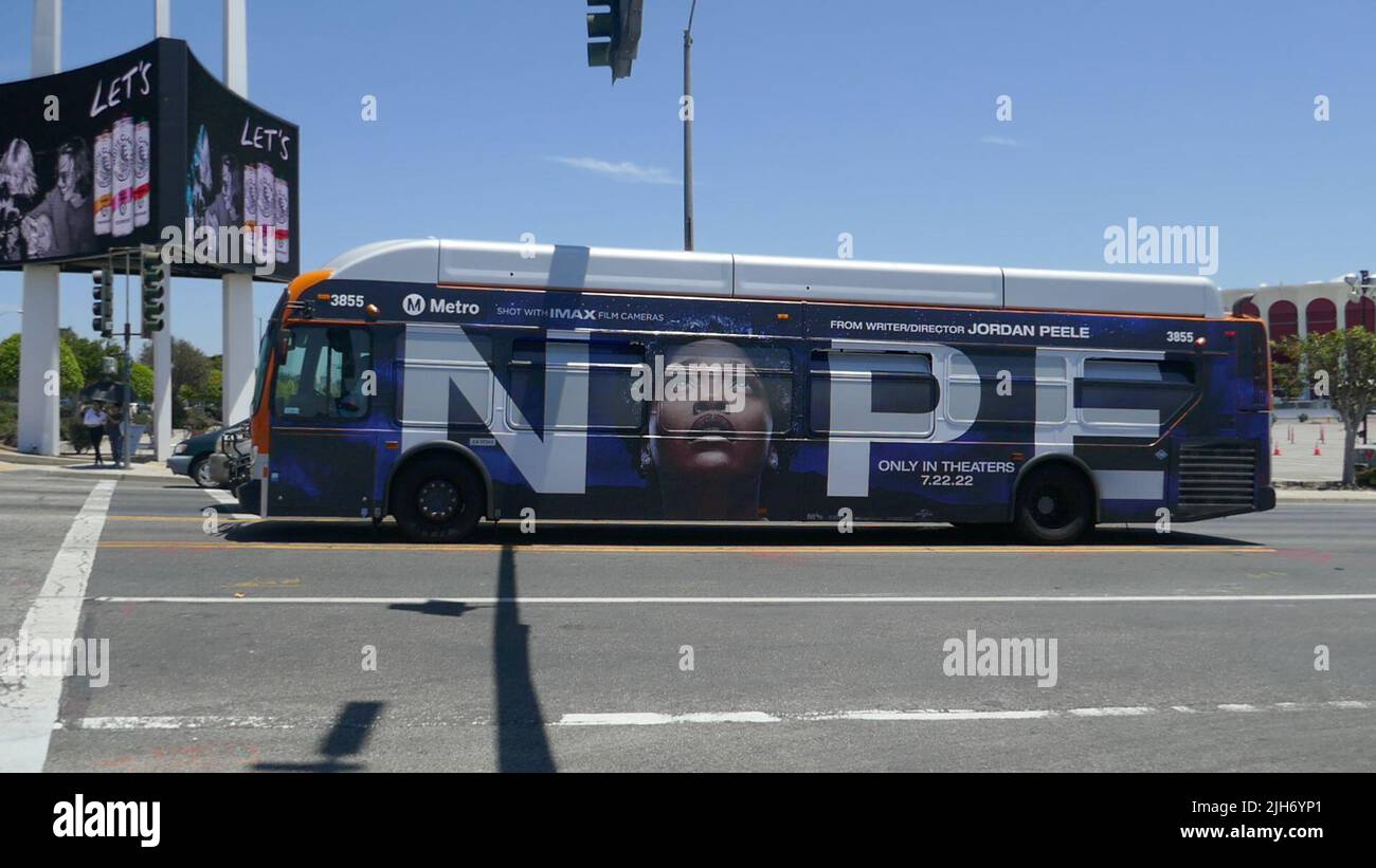 Inglewood, California, USA 13th July 2022 Nope Bus at Machine Gun Kelly ...