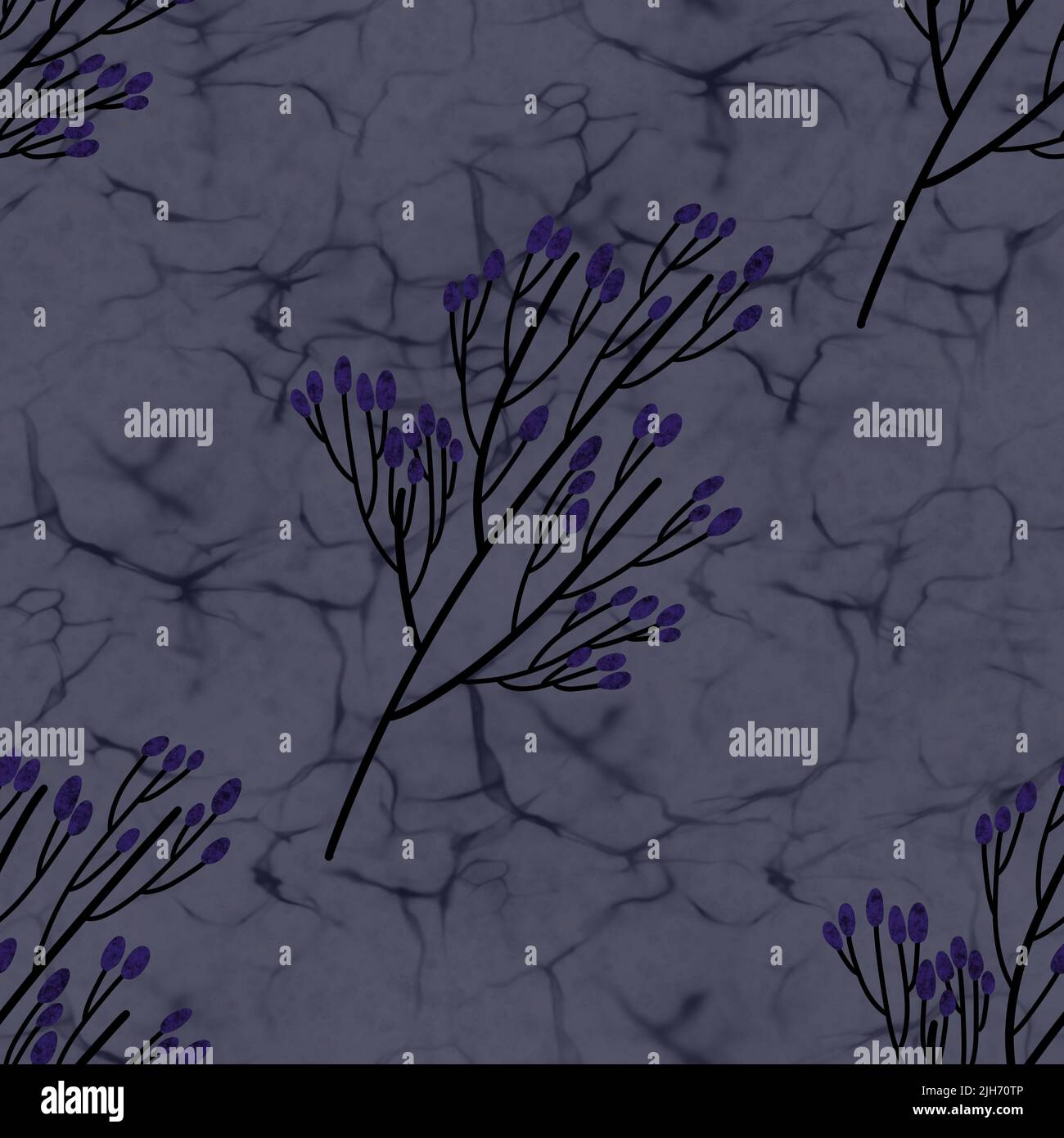 Simple branches seamless floral berries pattern for wrapping paper and ...