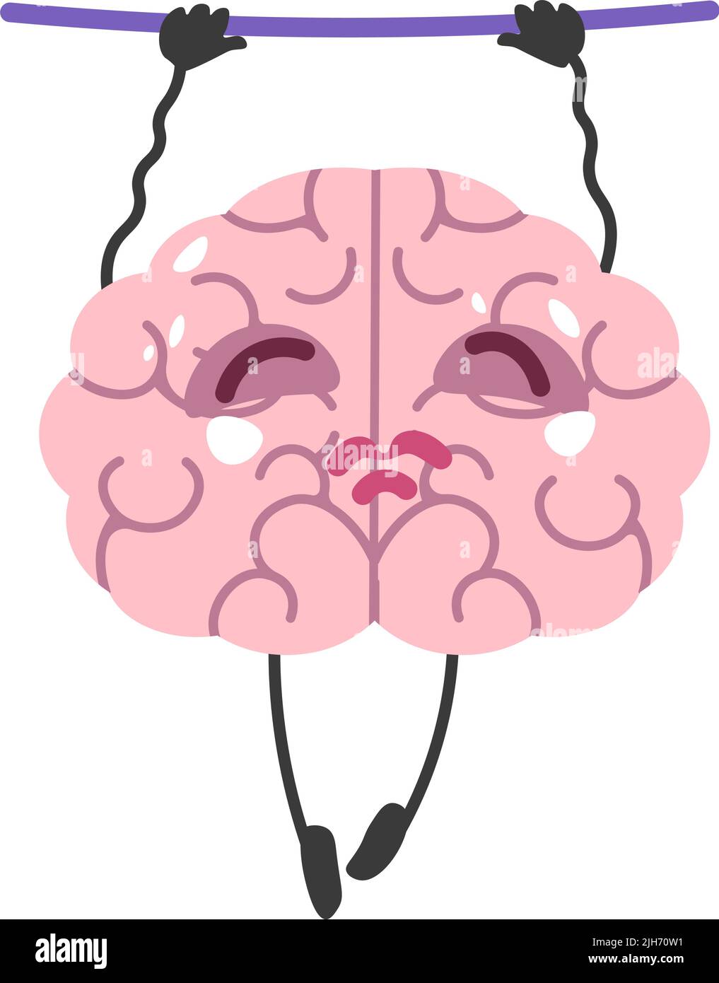 Brain brainstorming cartoon knowledge hi-res stock photography and ...