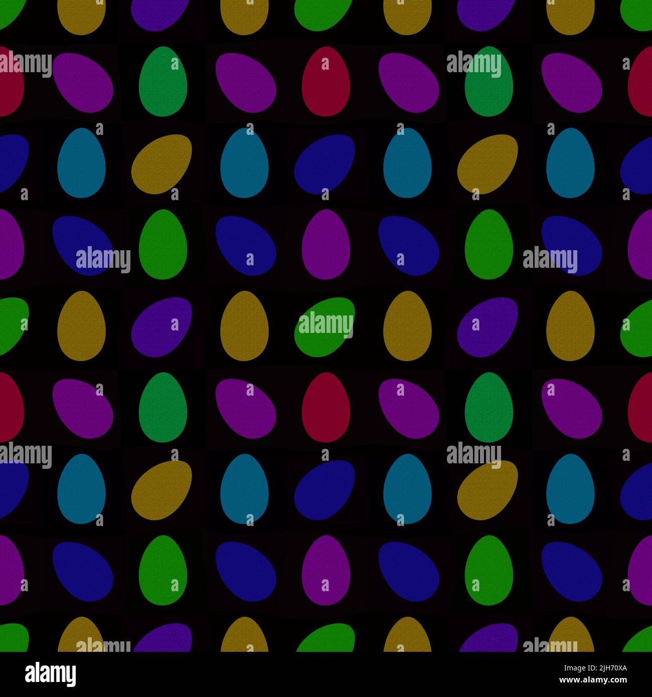 Spring seamless Easter coloured eggs pattern for wrapping paper and ...