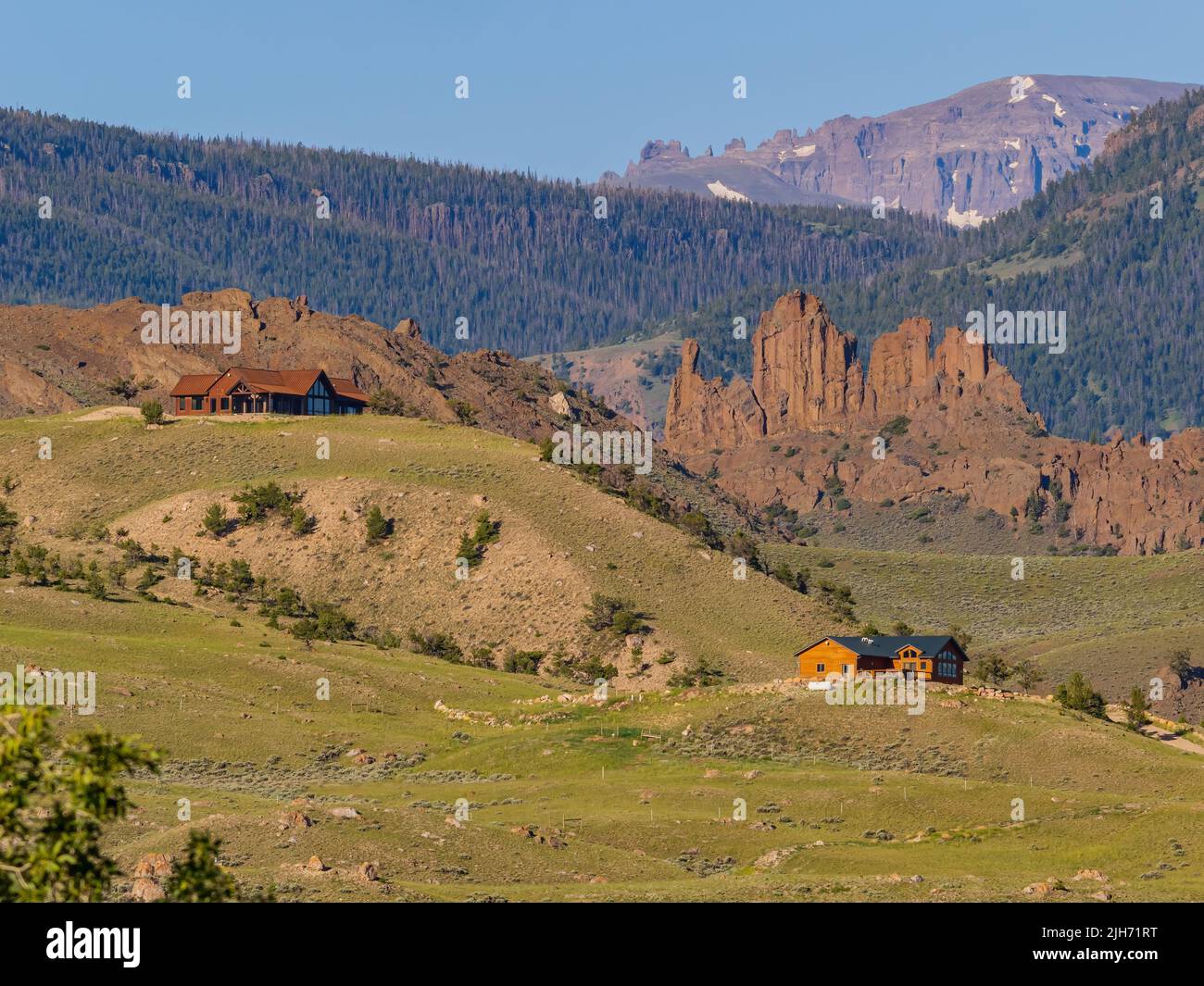 Rural town wyoming hi-res stock photography and images - Alamy