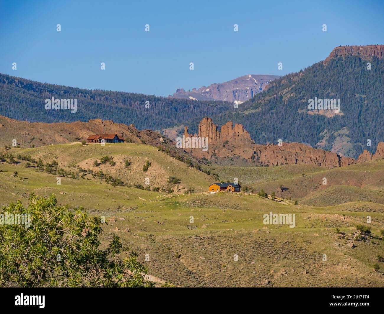 Rural town wyoming hi-res stock photography and images - Alamy