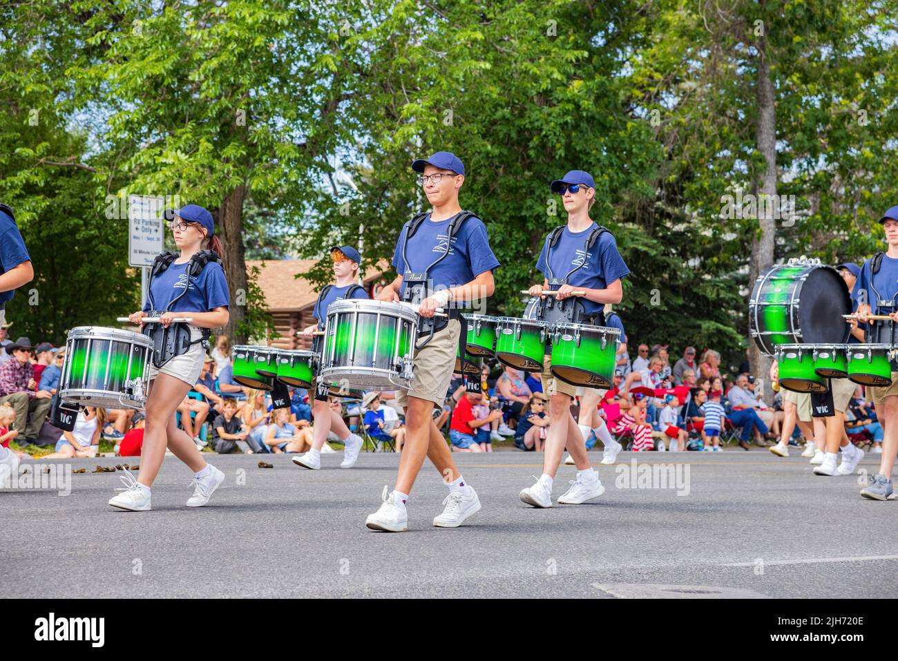 Stampede parade band hi-res stock photography and images - Alamy
