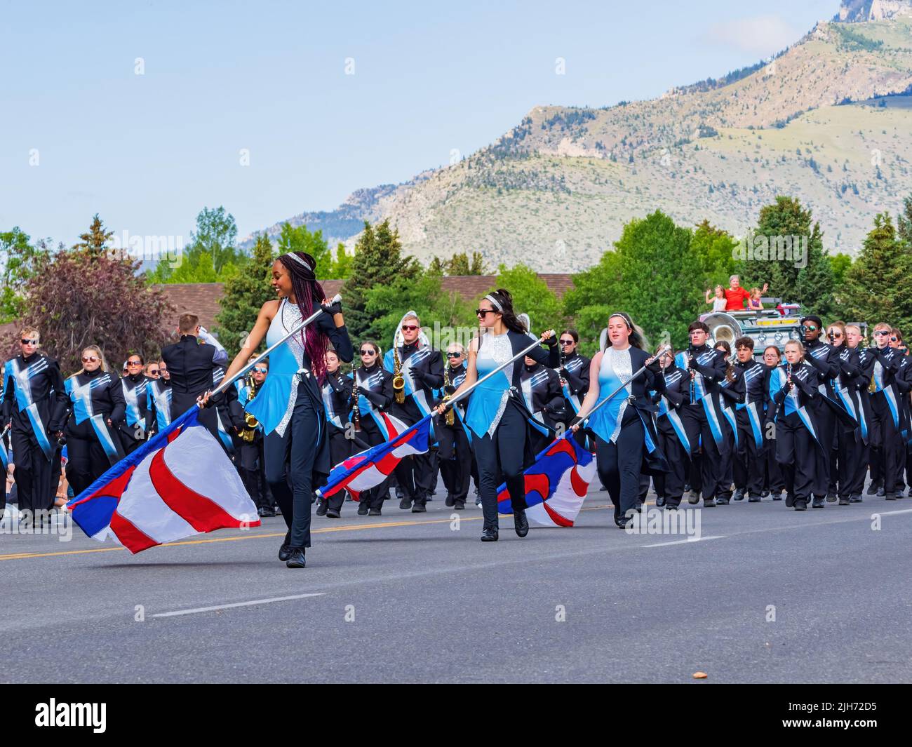 Stampede parade band hi-res stock photography and images - Alamy