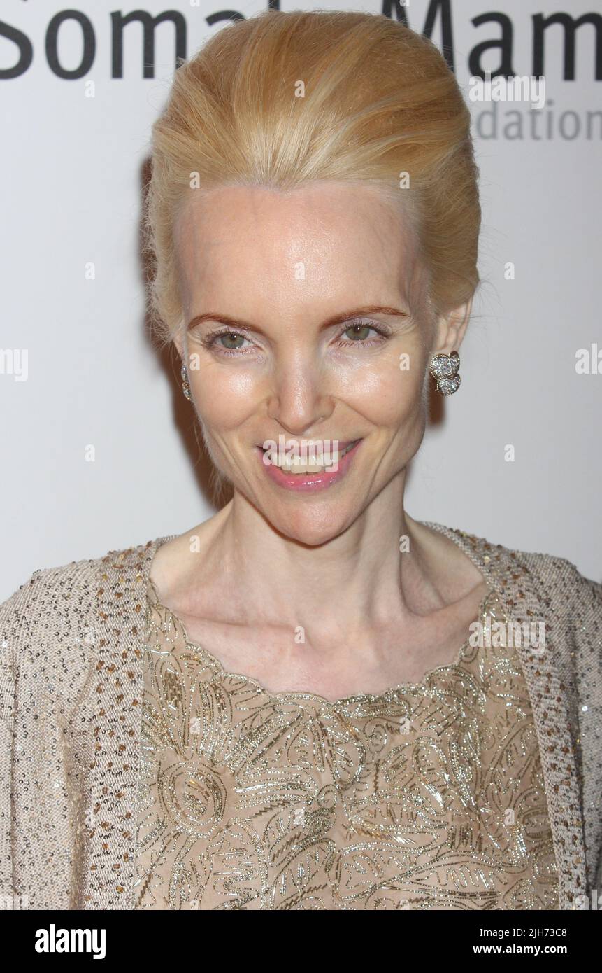 Mary Max, wife of artist Peter Max attends the Somaly Mam Foundation ...