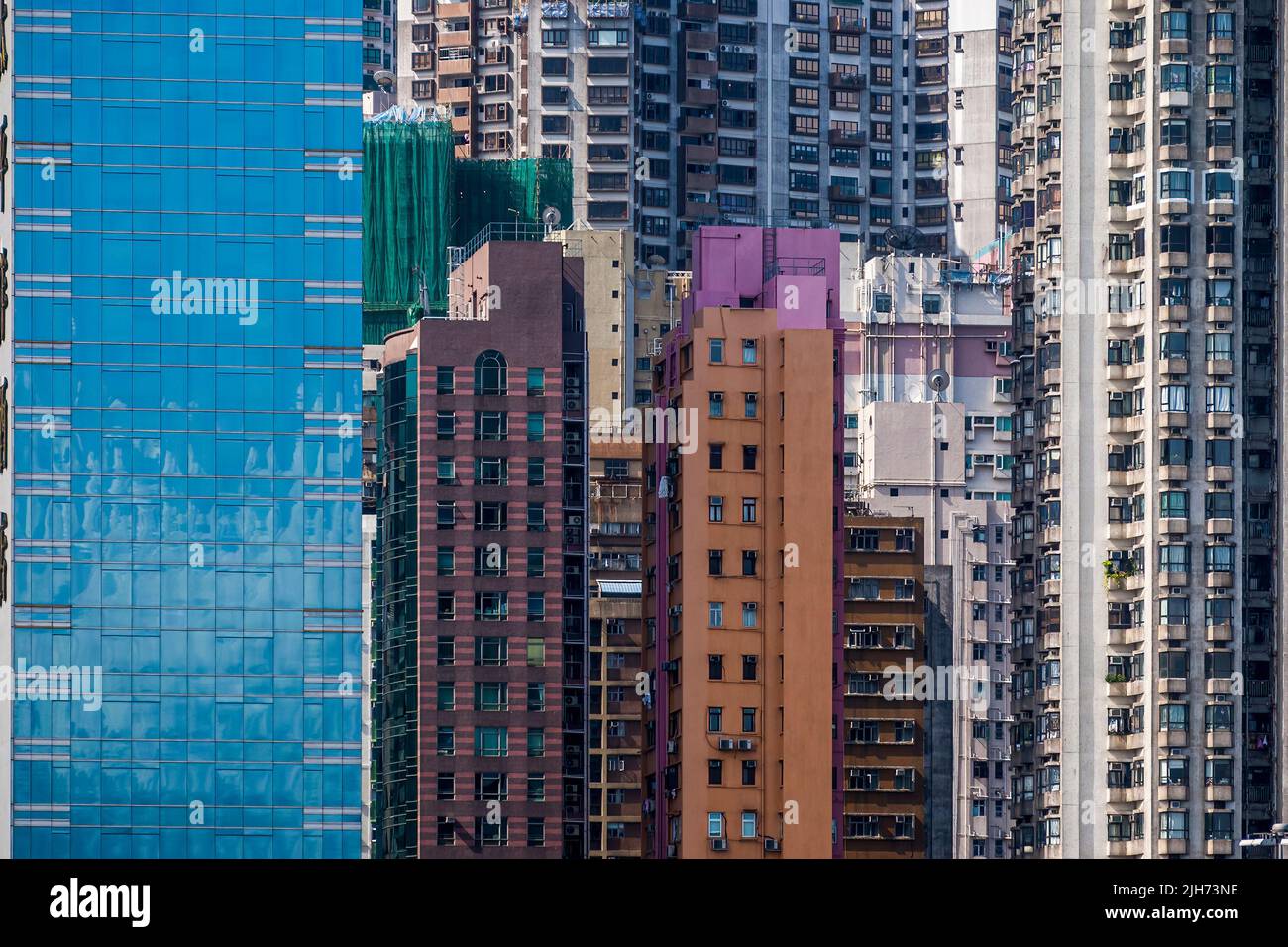 Cramped housing colored hi-res stock photography and images - Alamy