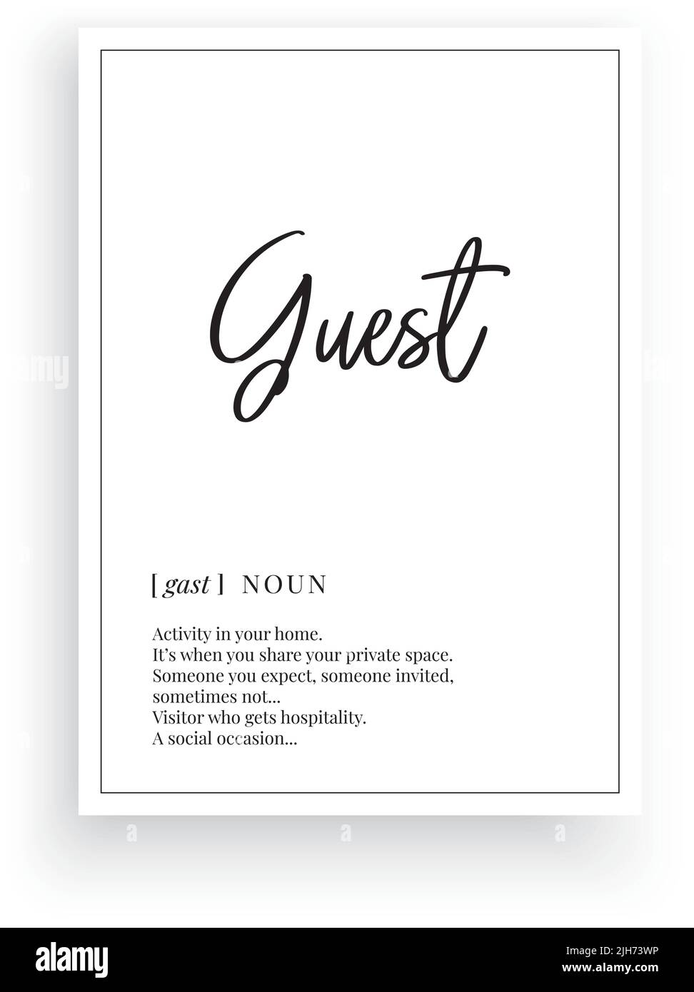 Lettering description Black and White Stock Photos & Images - Alamy