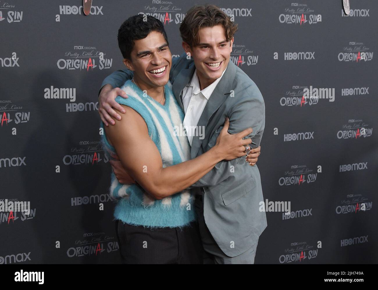 Los Angeles, USA. 15th July, 2022. (L-R) Alex Aiono and Brian Altemus ...
