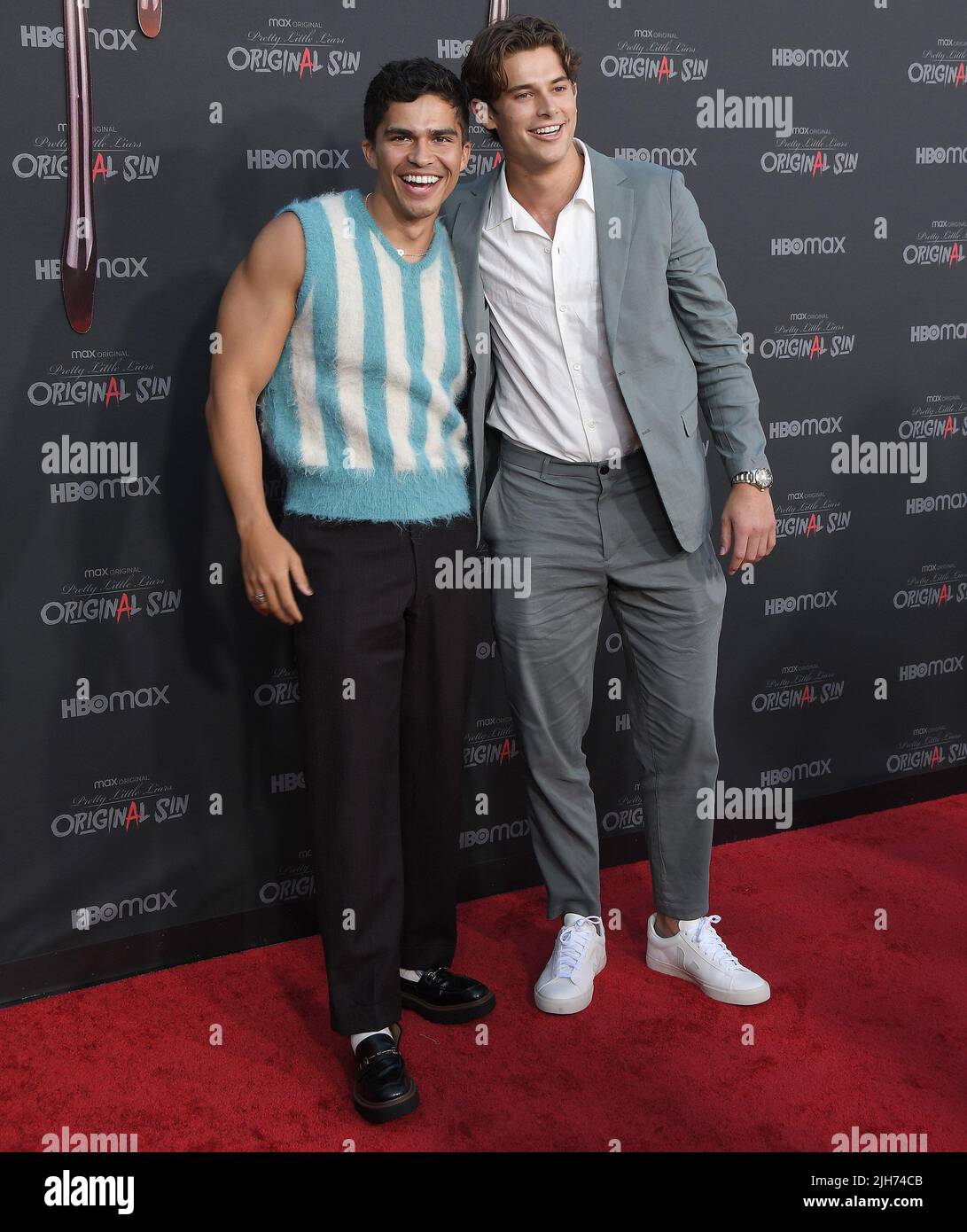 (L-R) Alex Aiono and Brian Altemus at the exclusive screening of HBOMax ...