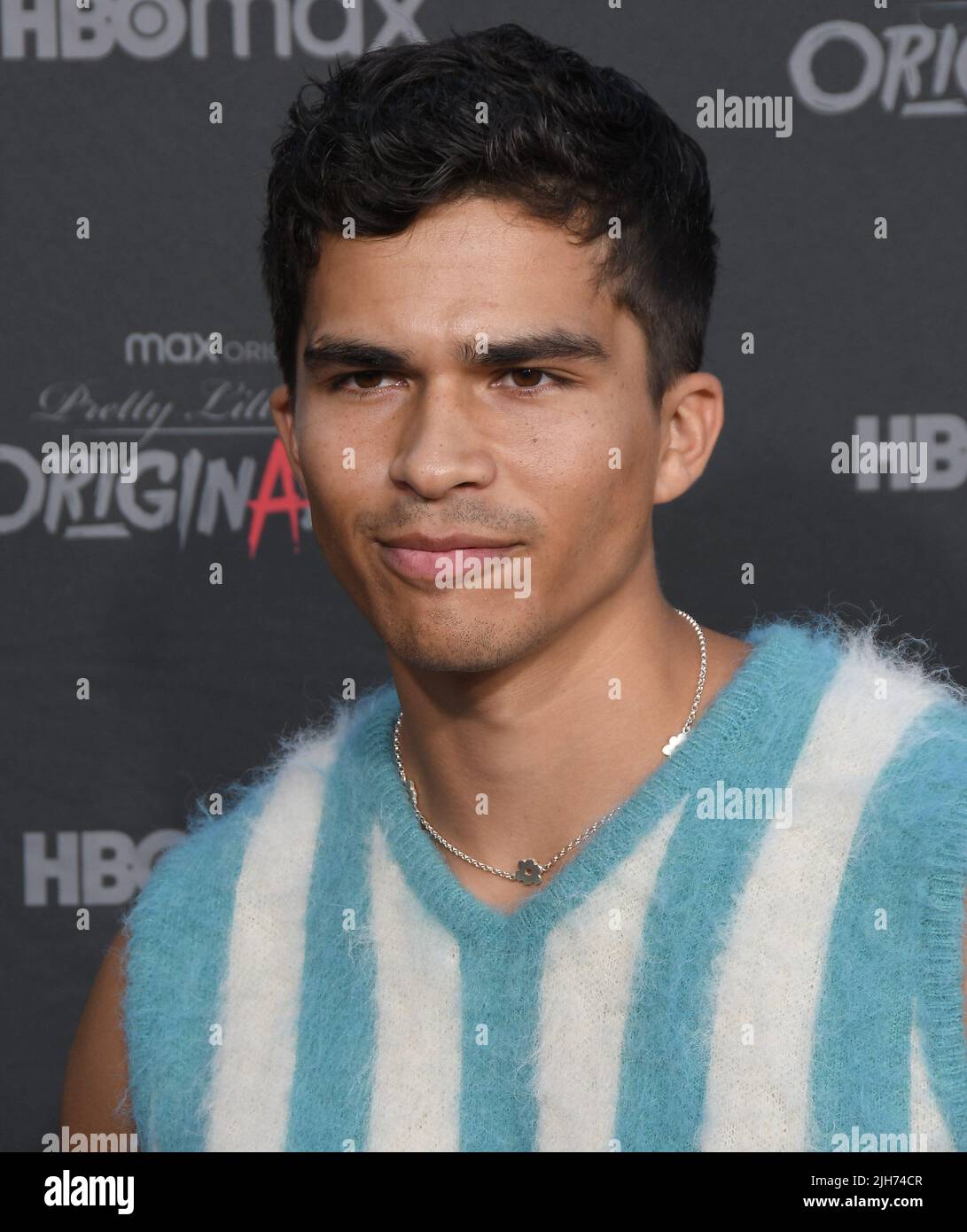Los Angeles, USA. 15th July, 2022. Alex Aiono arrives at the exclusive ...