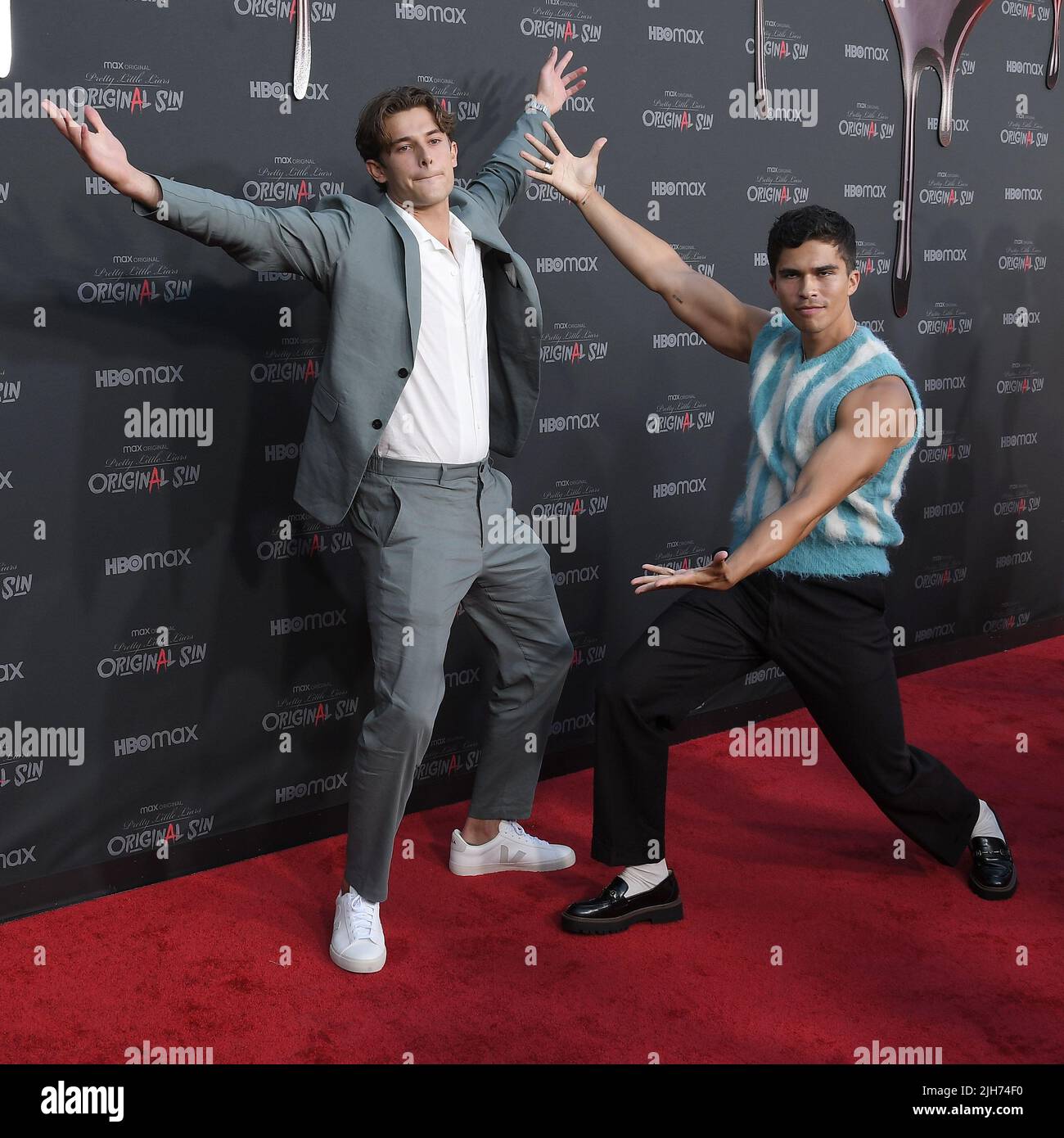 Los Angeles, USA. 15th July, 2022. (L-R) Brian Altemus and Alex Aiono ...