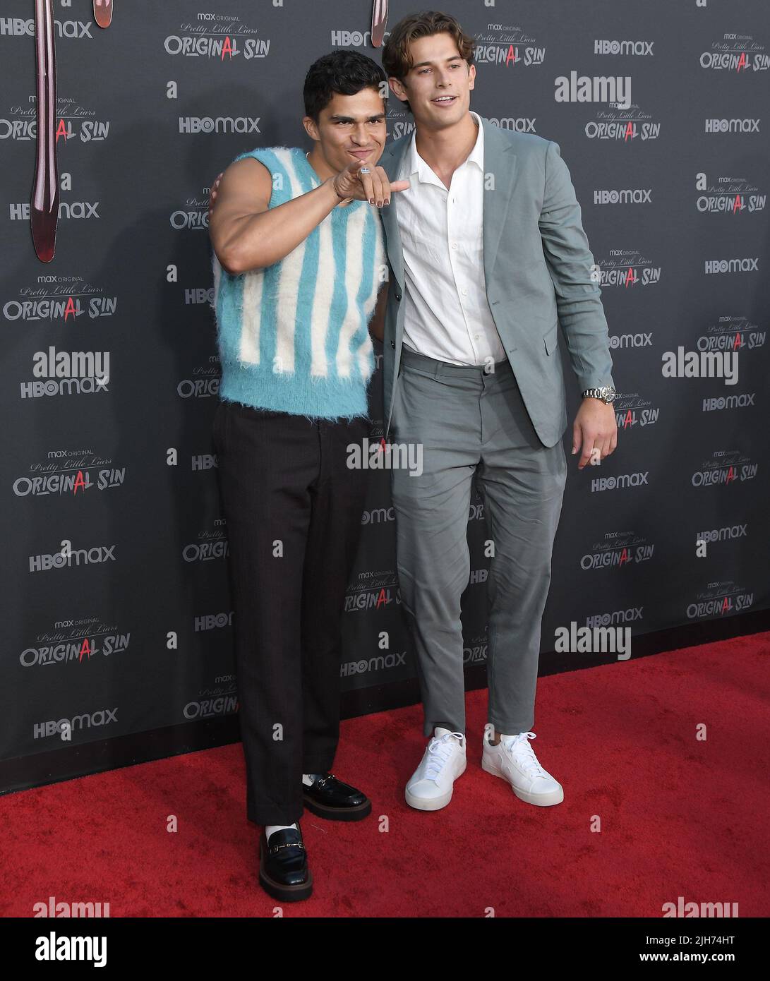 (L-R) Alex Aiono and Brian Altemus at the exclusive screening of HBOMax ...