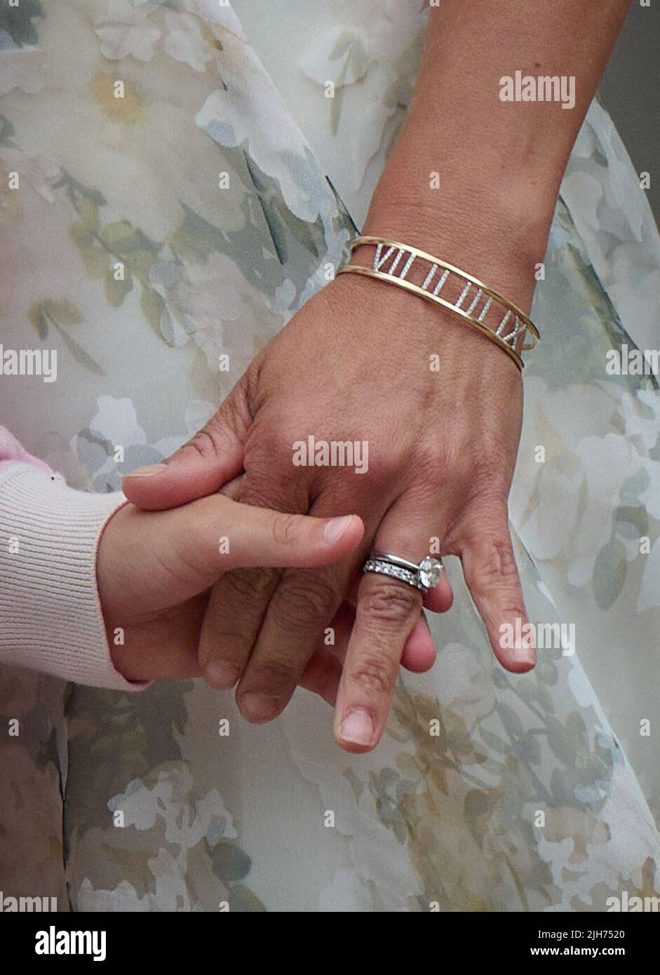 Crow Princess Victoria's bracelet pictured during her 45th birthday ...