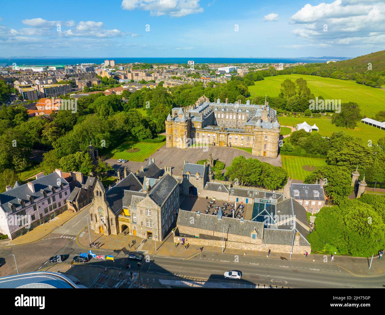 Holyrood Palace was built in 1671, is located at the bottom of Royal ...