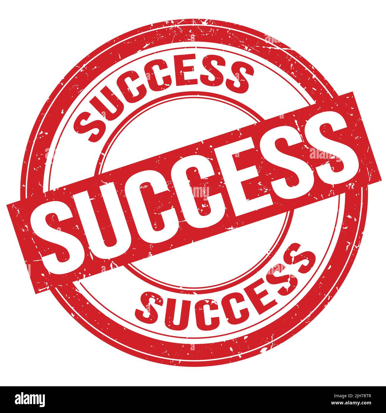 SUCCESS text written on red round grungy stamp sign Stock Photo - Alamy