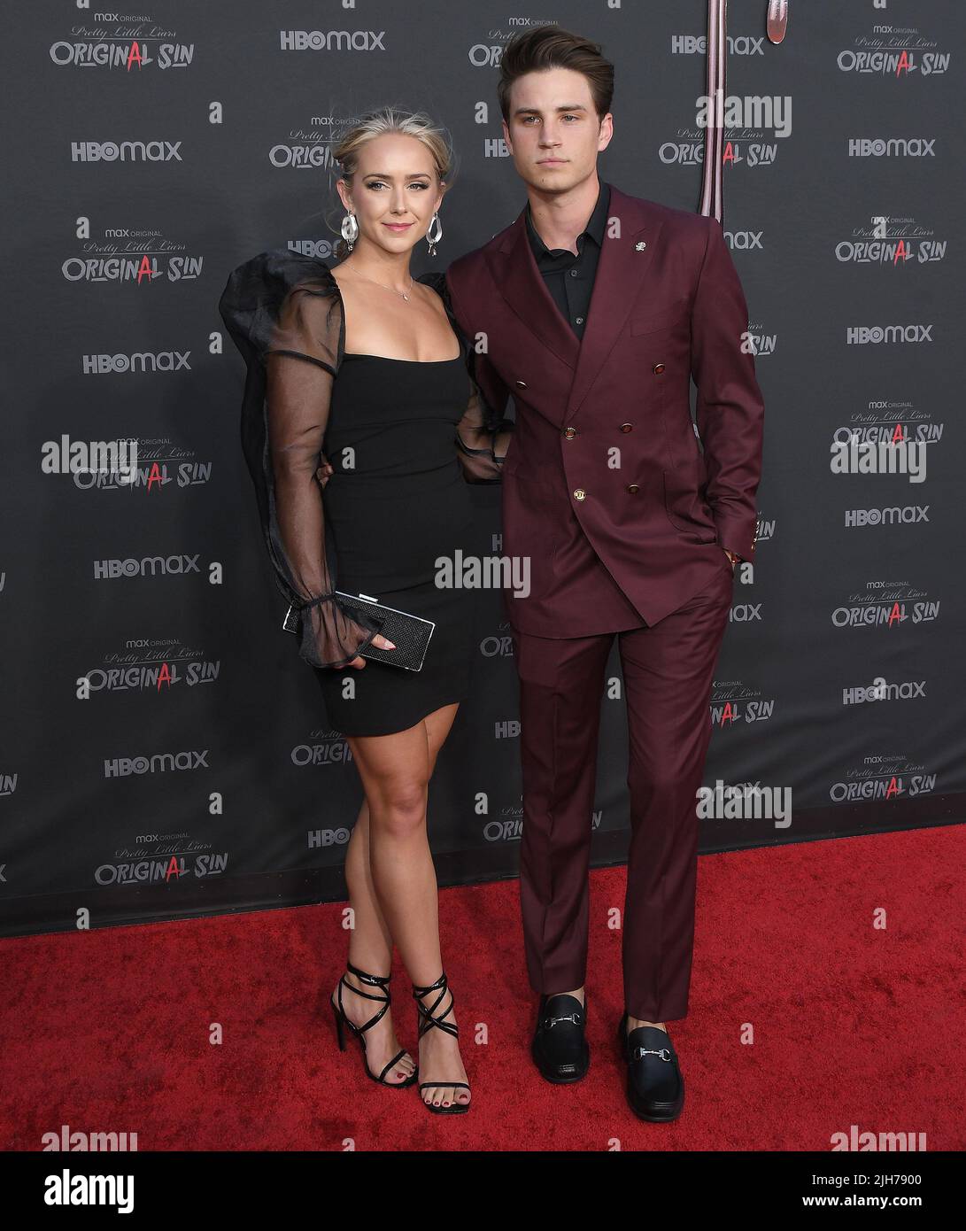 Los Angeles, USA. 15th July, 2022. (L-R) Maris Kenny and Carson Rowland ...