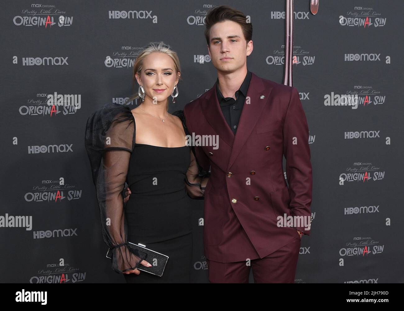 (L-R) Maris Kenny and Carson Rowland arrives at the exclusive screening ...
