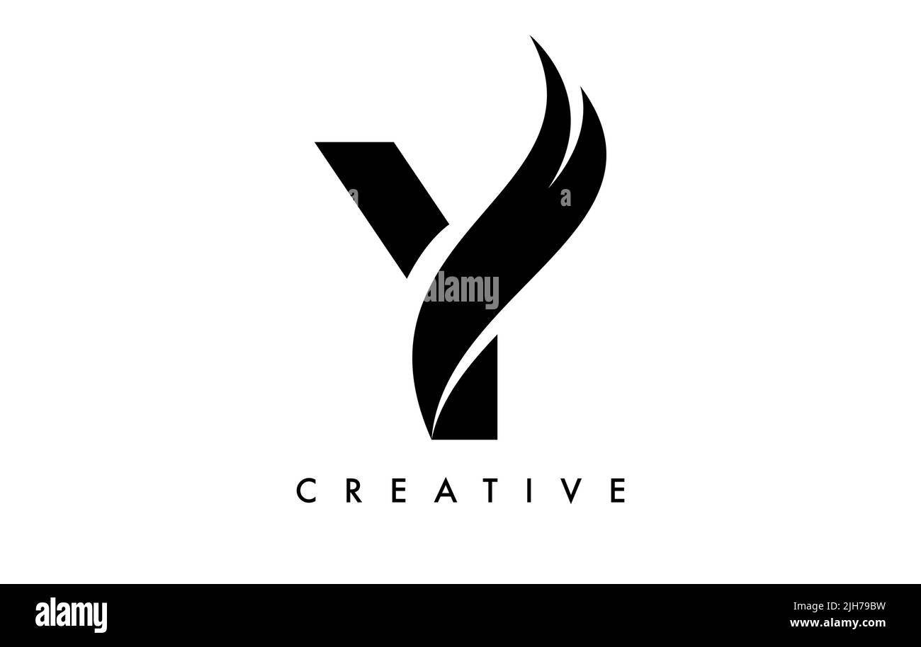 Black Y Logo
