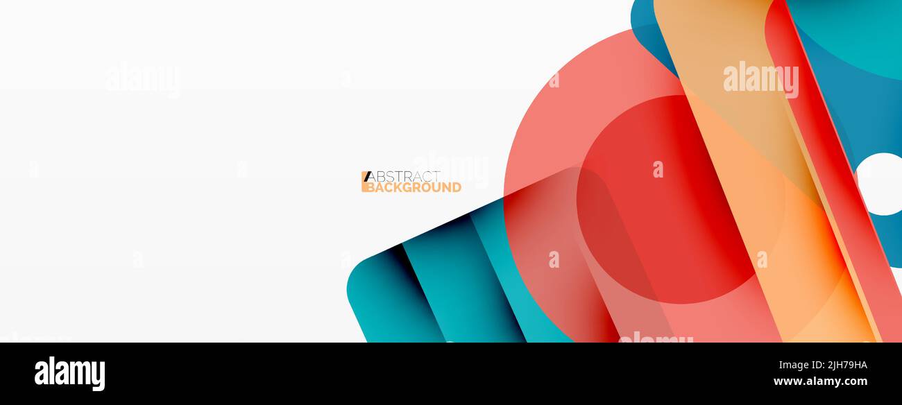 Line, triangle, square and circle primitive composition. Vector ...