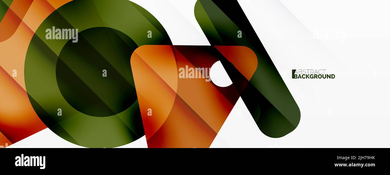 Primitive geometric shapes - line, triangle, square and circle ...