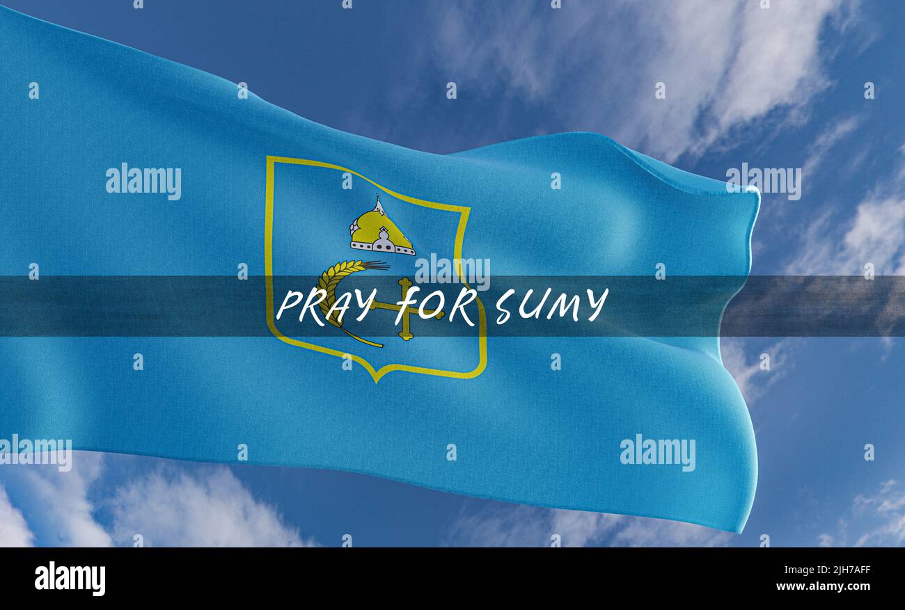 Flag of Sumy, Pray for Sumy region of Ukraine, pray for Ukraine, flag ...