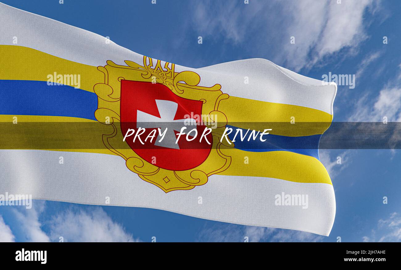 Flag of Rivne, Pray for Rivne region of Ukraine, pray for Ukraine, flag ...