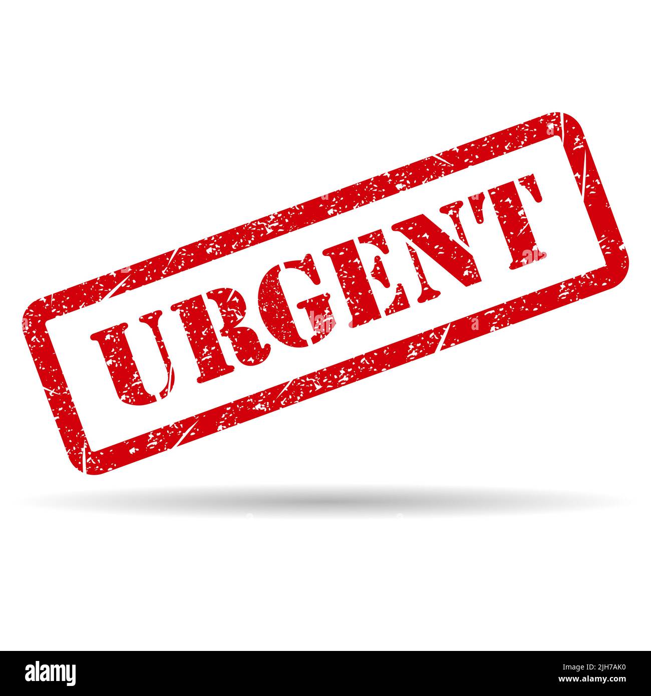 Urgent stamp symbol shadow, label sticker sign button, text banner ...