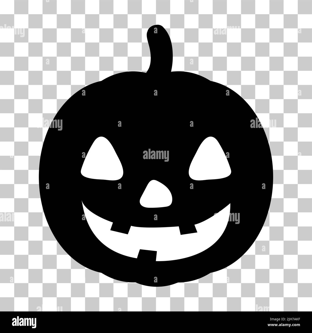 Pumpkin Halloween icon vector. October celebration flat silhouette ...