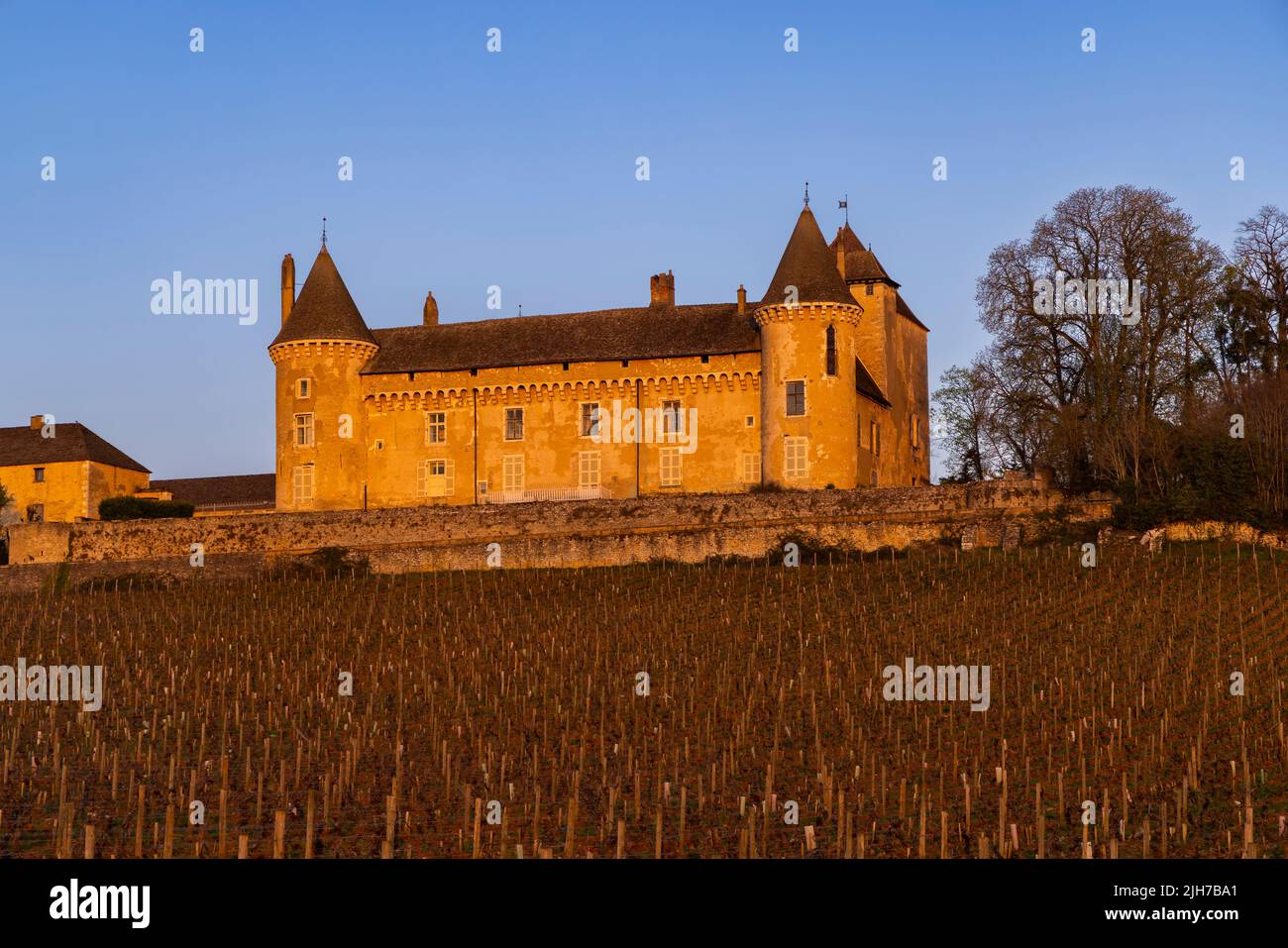 Chateau de Rully castle, Saone-et-Loire departement, Burgundy, France ...