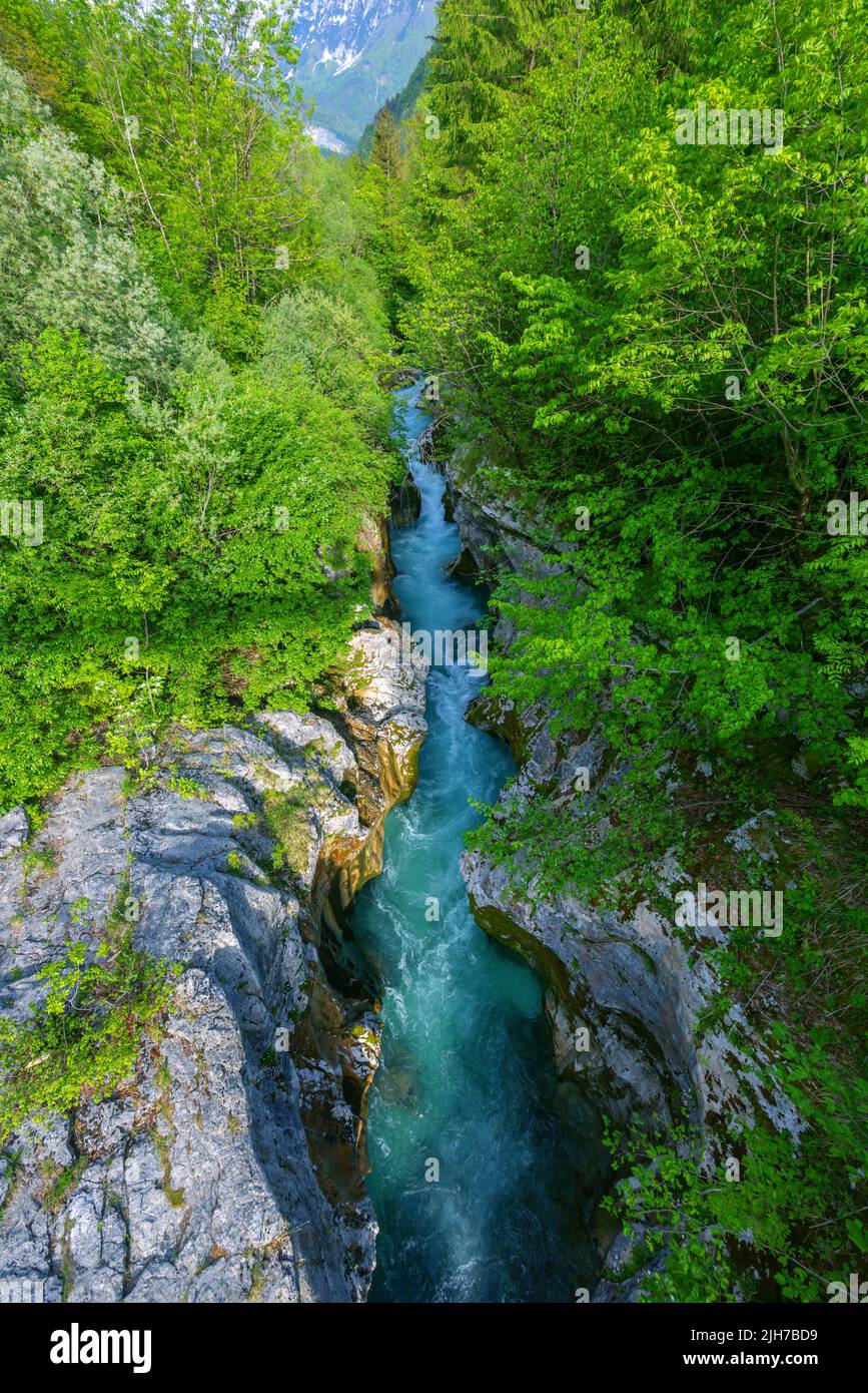 Great Soca Gorge (Velika korita Soce), Triglavski national park ...