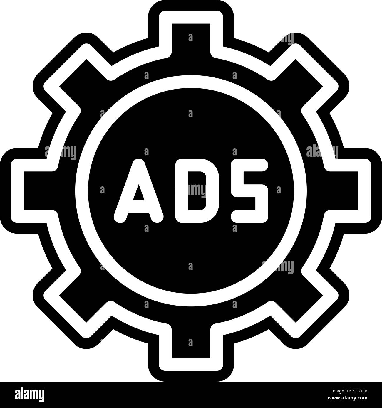 Advertising setting icon Stock Vector Image & Art - Alamy