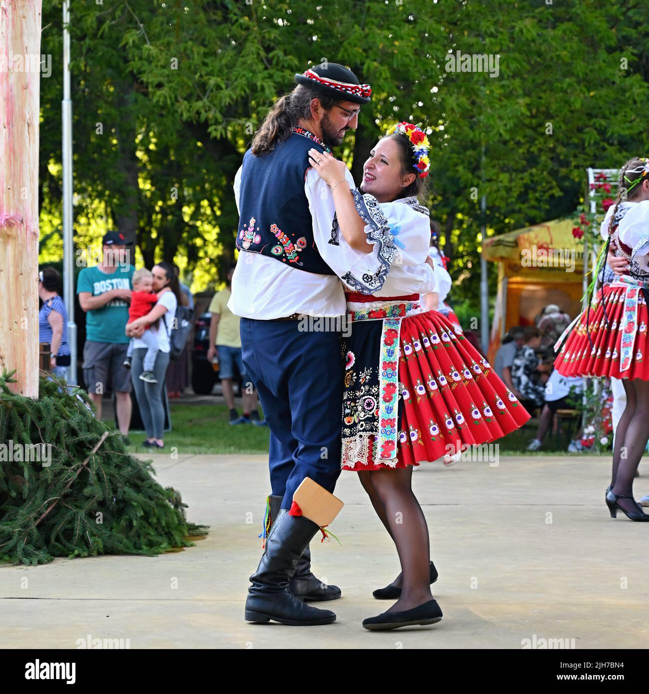 Brno - Bystrc, Czech Republic, June 25, 2022. Traditional Czech feast ...
