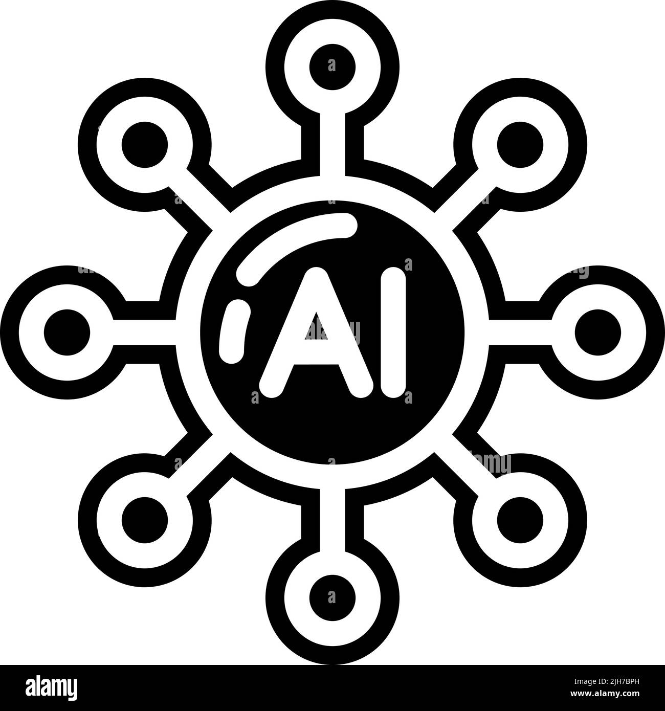 Artificial intelligence artificial icon Stock Vector Image & Art - Alamy