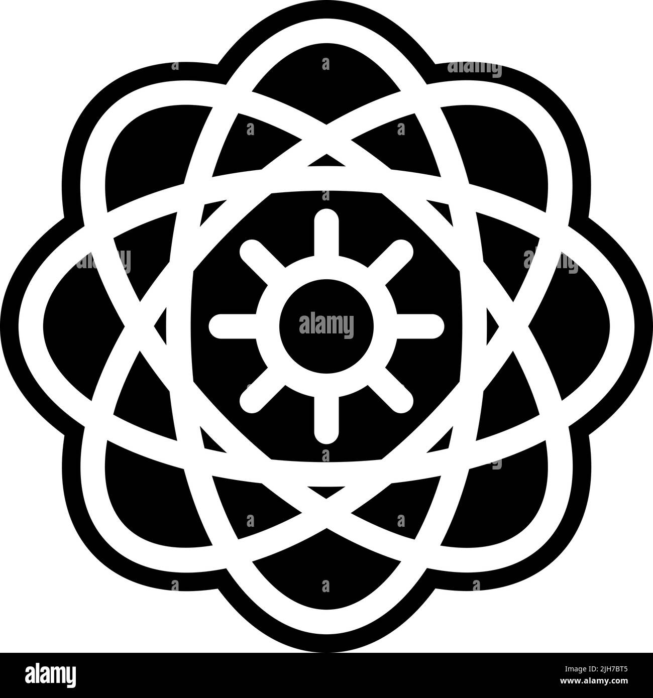 Artificial intelligence nuclear icon Stock Vector Image & Art - Alamy