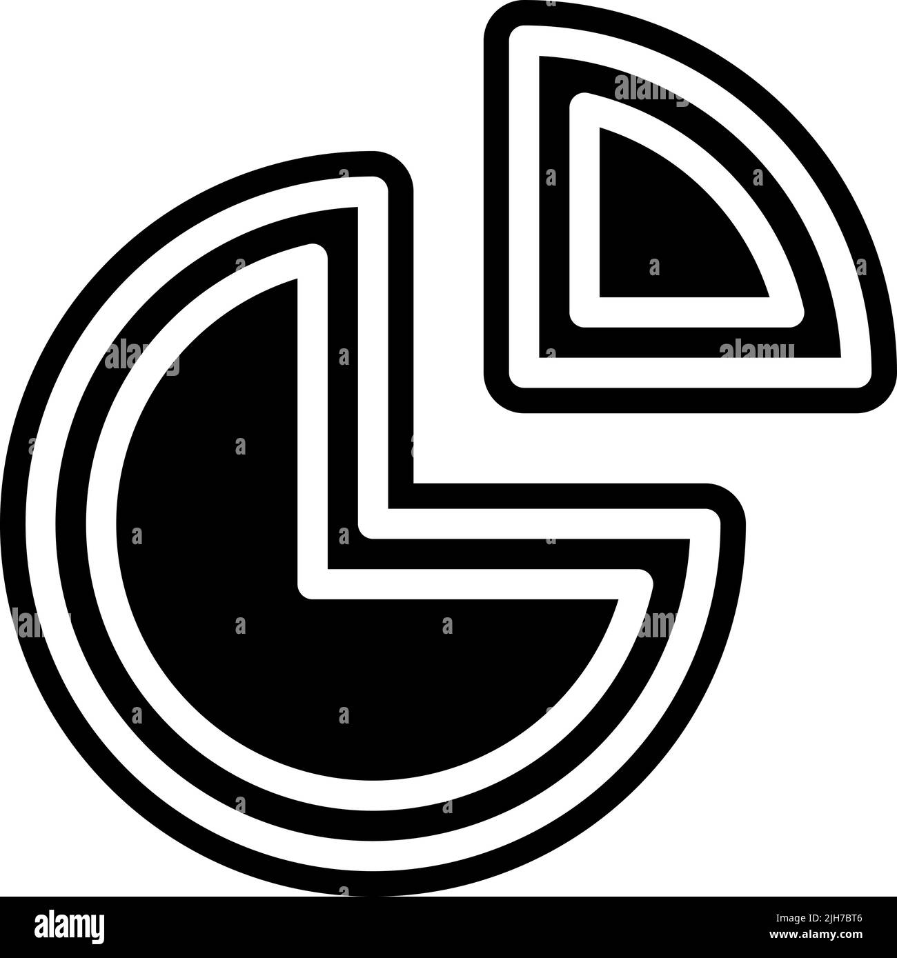 Business pie chart documents Cut Out Stock Images & Pictures - Alamy